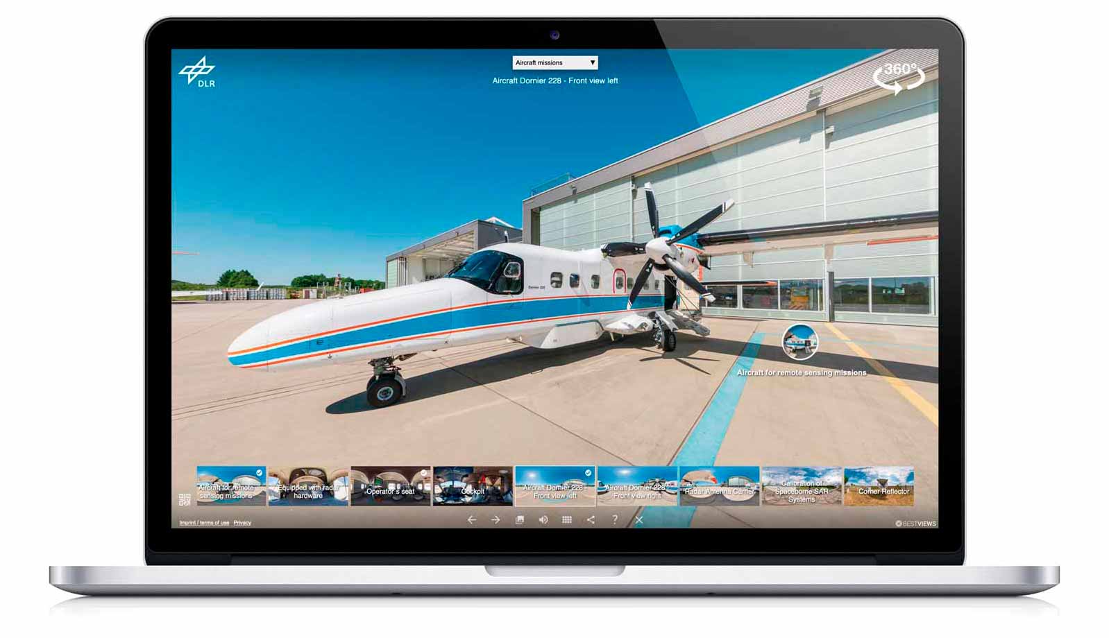 360° Besichtigung DLR MW + Radar Institute - by BESTVIEWS